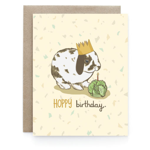 Hoppy Birthday Card